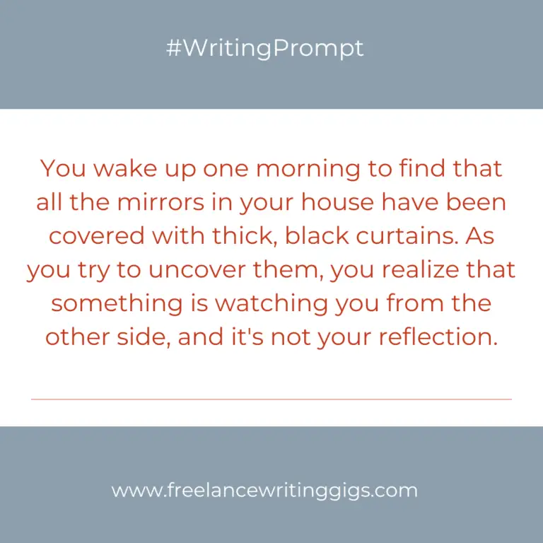 13 Horror Writing Prompts